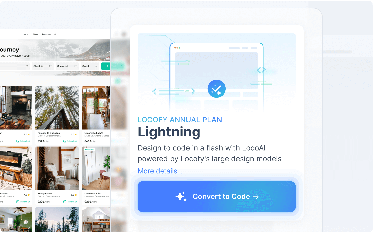 Convert Figma Designs to Code in a flash using Locofy Lightning