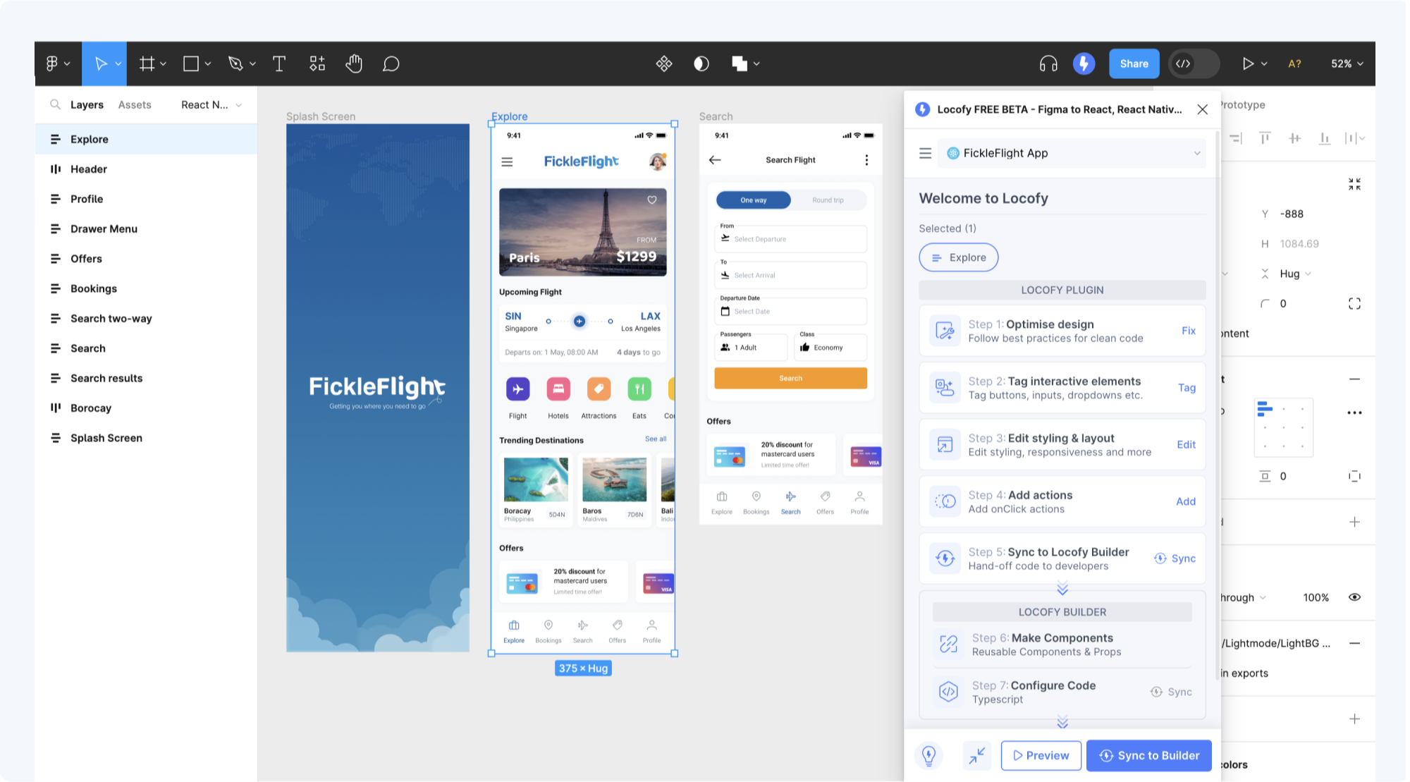 Convert Figma Designs to Code in a flash using Locofy Lightning