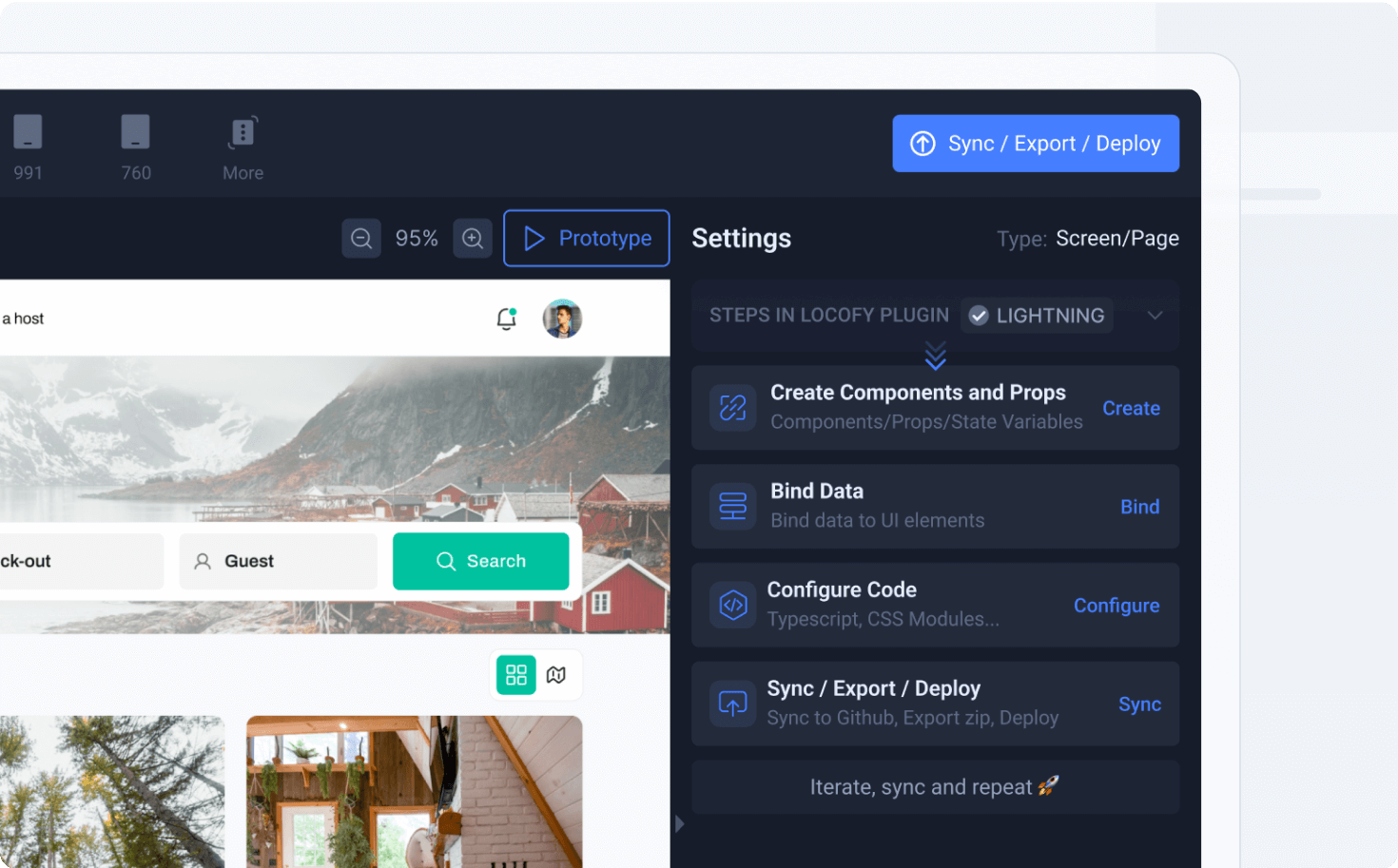 Convert Figma Designs to Code in a flash using Locofy Lightning