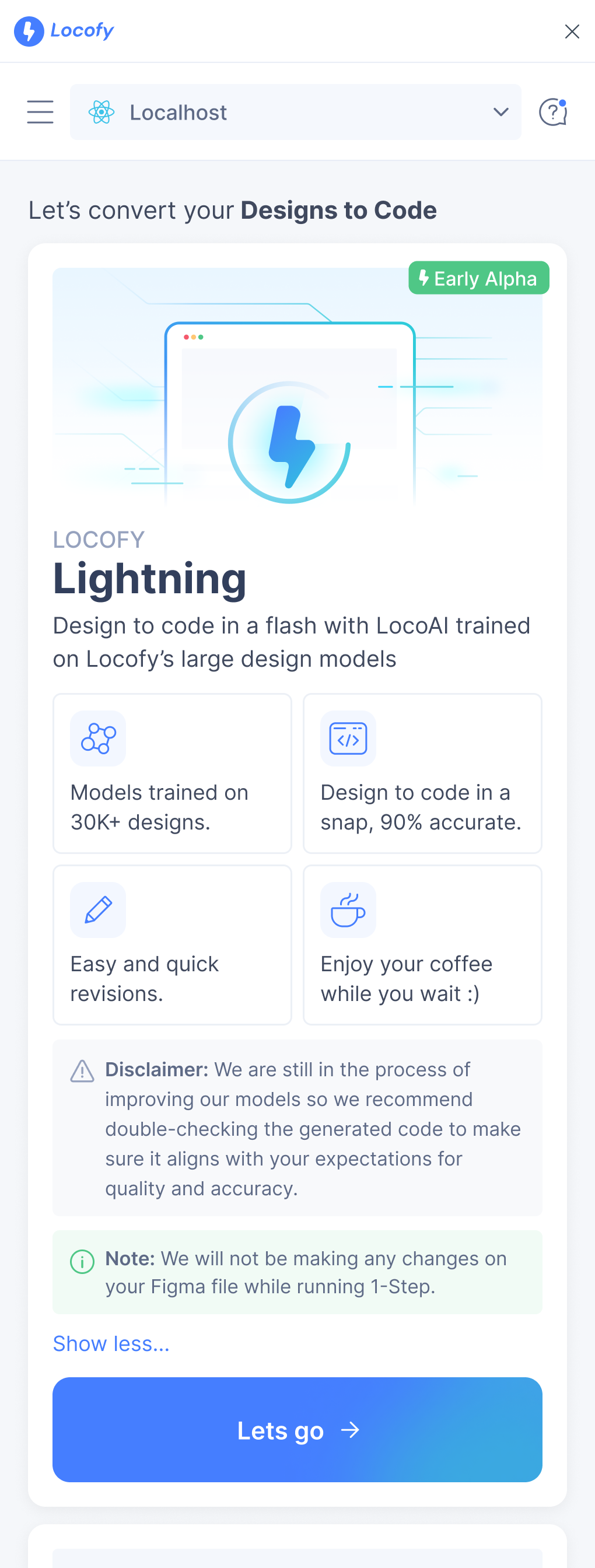 Plugin Overview & Step-By-Step Flow – Locofy Docs