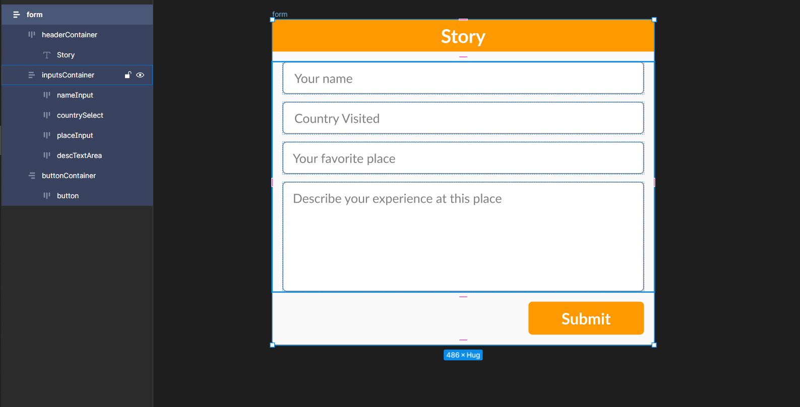 Exporting a custom form for your existing repository – Locofy Docs