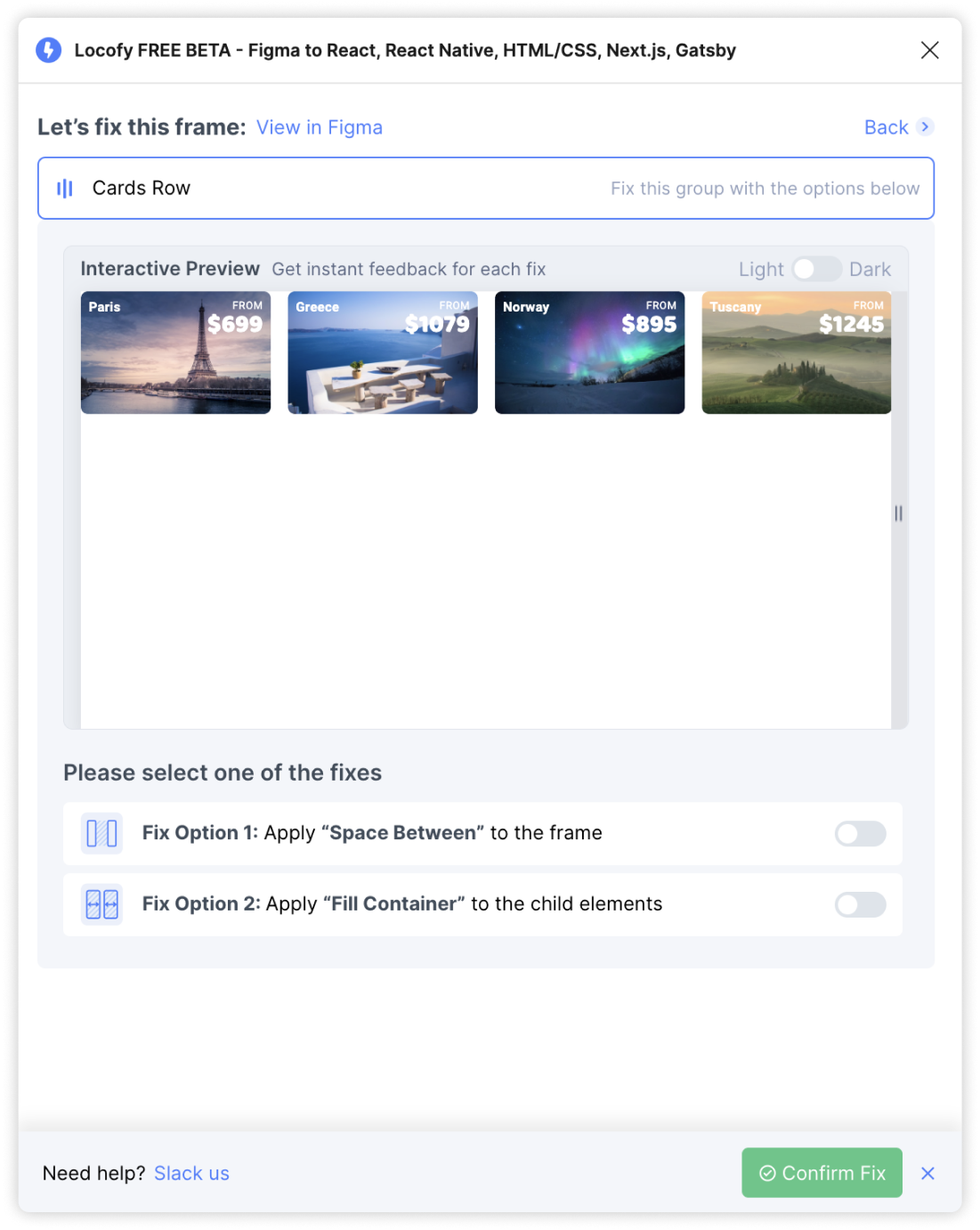 Design Optimiser for Groups, Frames, and Background Images – Locofy Docs