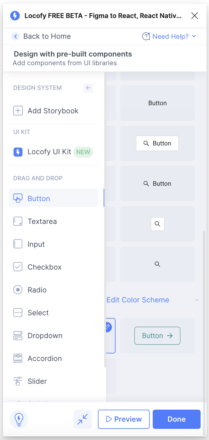 Drag and Drop basics – Locofy Docs