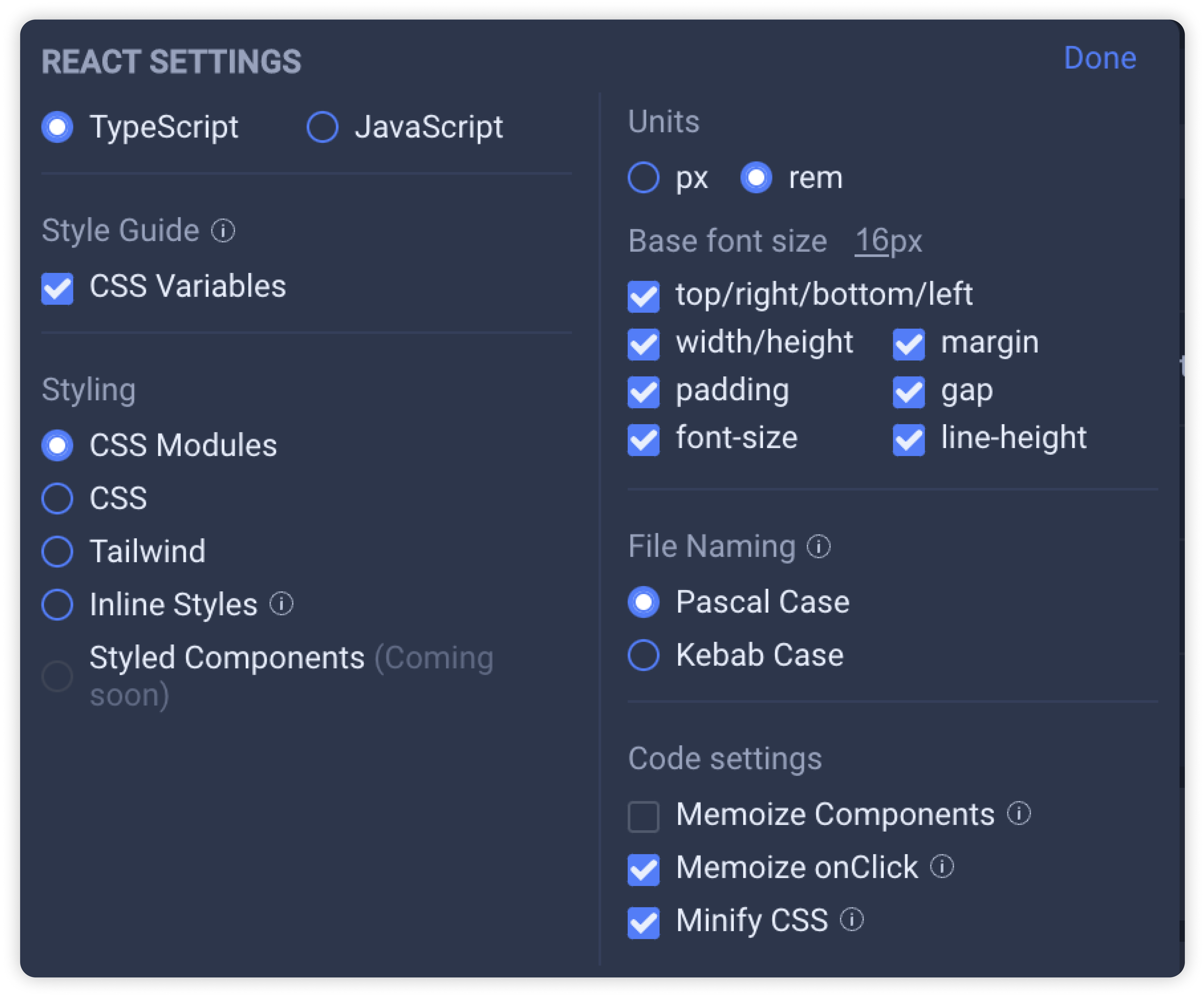 Exporting your code – Locofy Docs