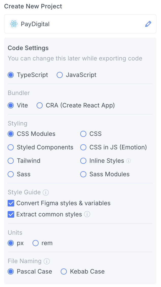 Figma Variables – Locofy Docs