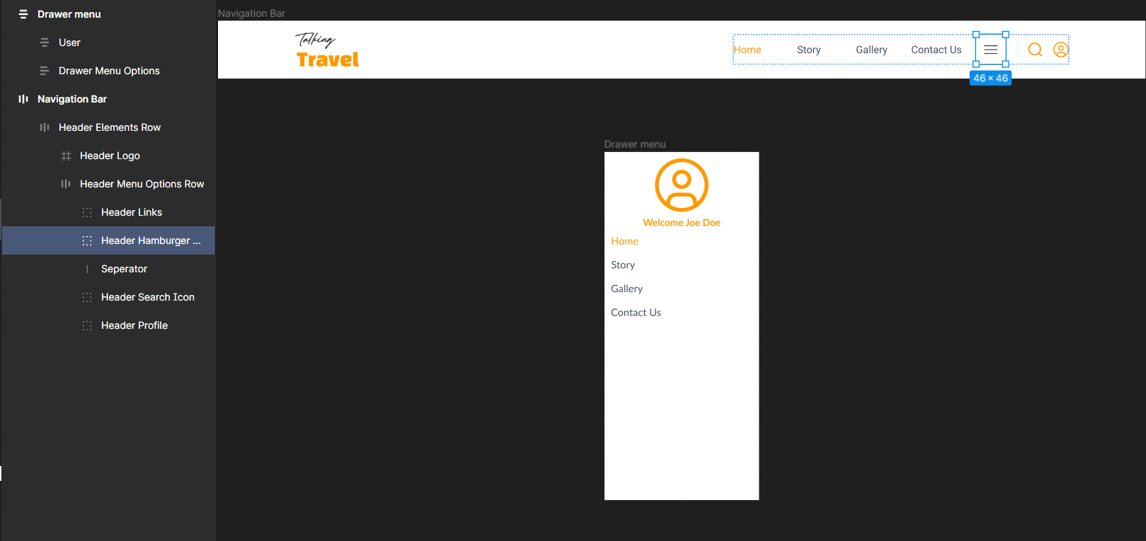 Exporting a responsive navbar for your existing repository – Locofy Docs