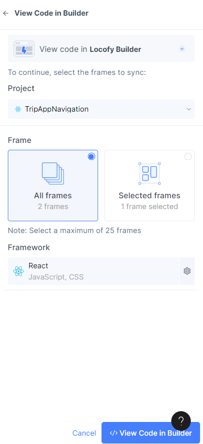Exporting a responsive navbar for your existing repository – Locofy Docs