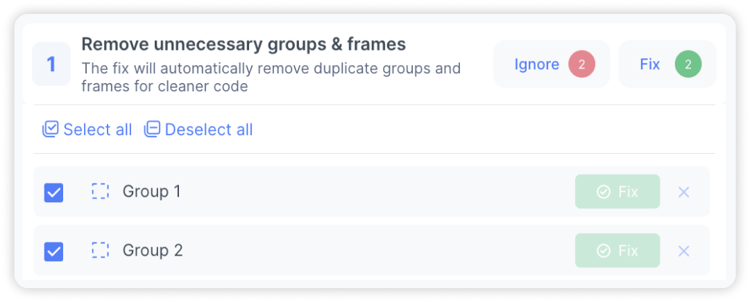 Design Optimiser for improved code quality – Locofy Docs
