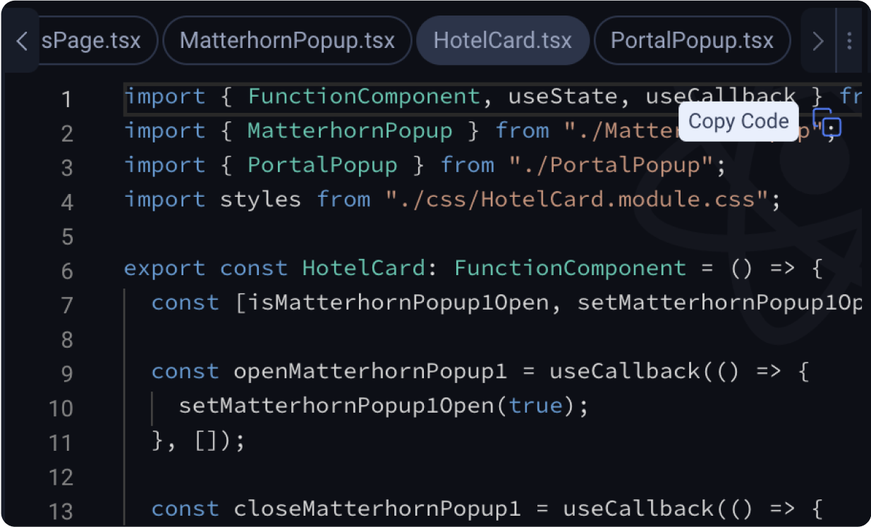 Exporting your code – Locofy Docs
