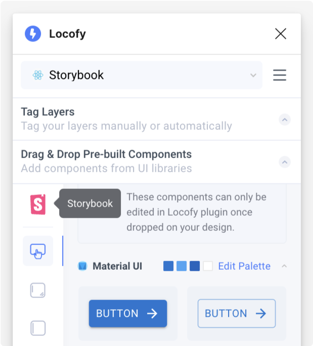 Bring your Storybook components to Locofy – Locofy Docs