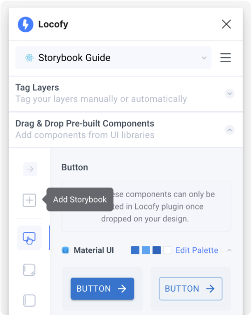 Bring your Storybook components to Locofy – Locofy Docs