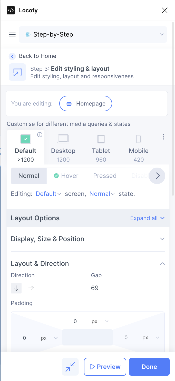 Classic Flow – Locofy Docs