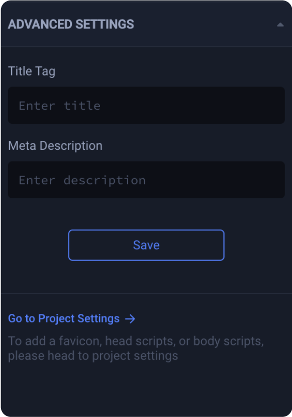 Scripts Meta Tags, and Favicons – Locofy Docs