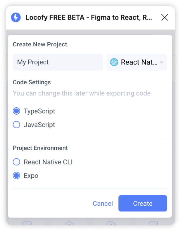 Using Expo for React Native Projects – Locofy Docs