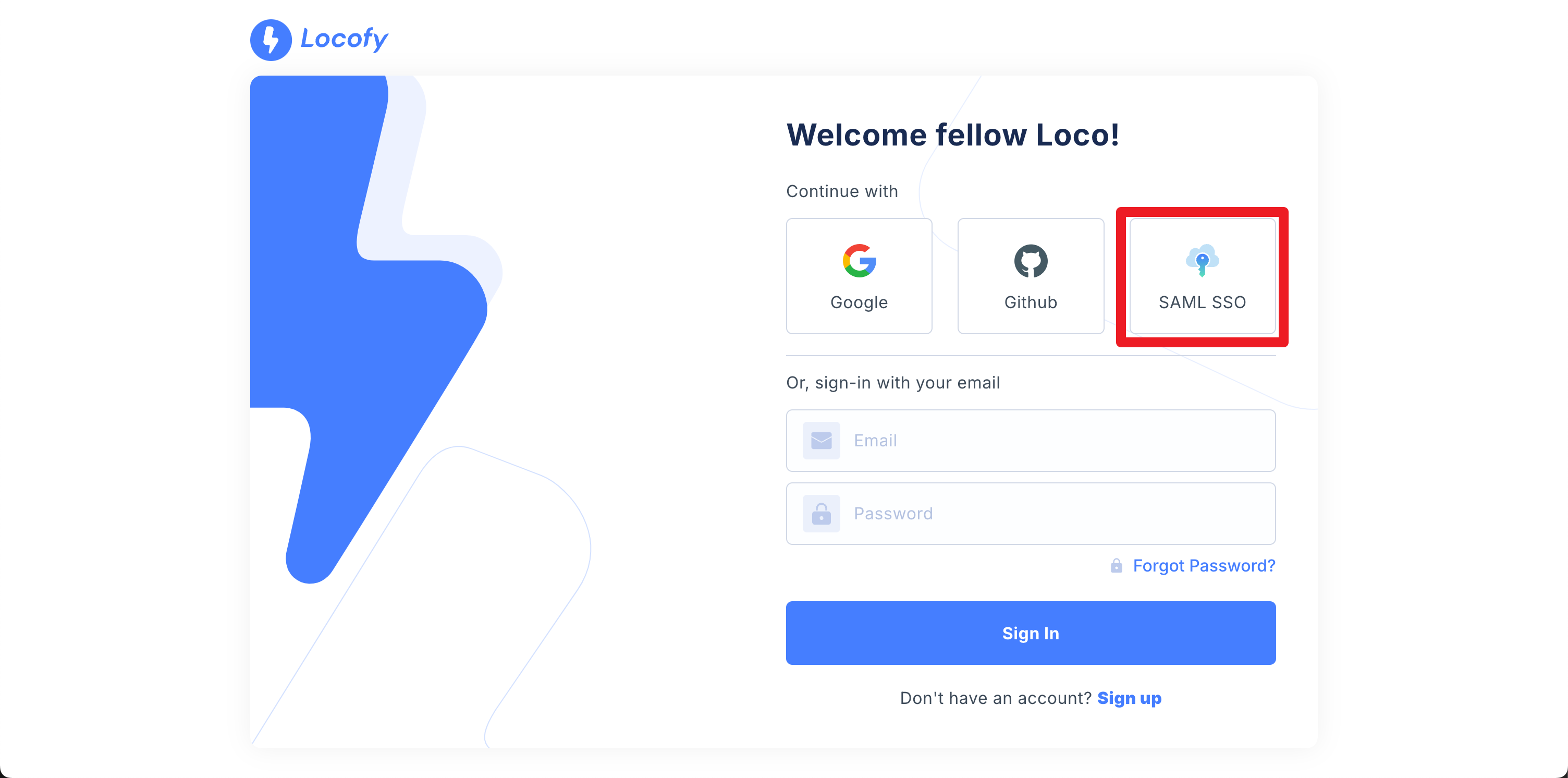 SAML SSO – Locofy Docs