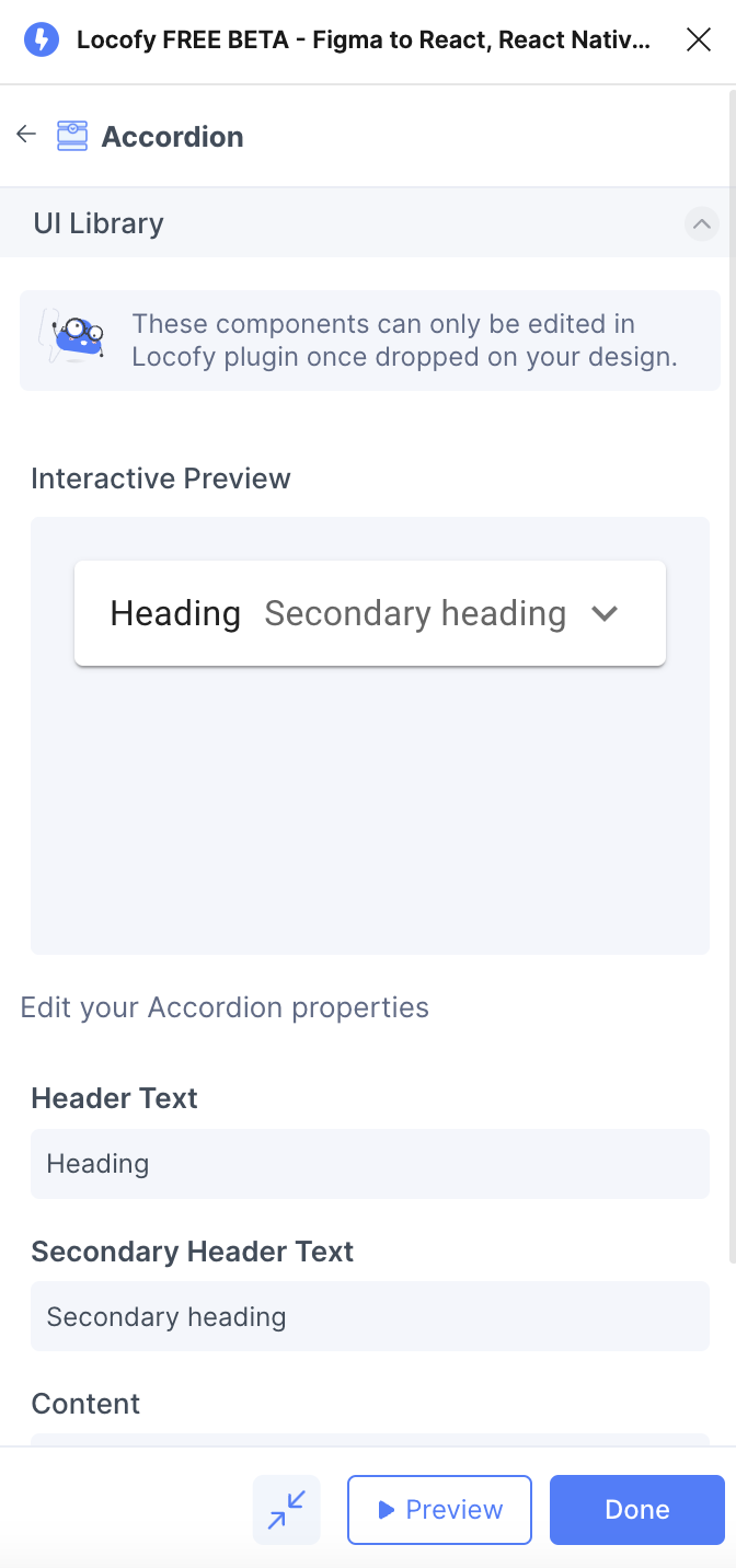 Working with UI Libraries – Locofy Docs