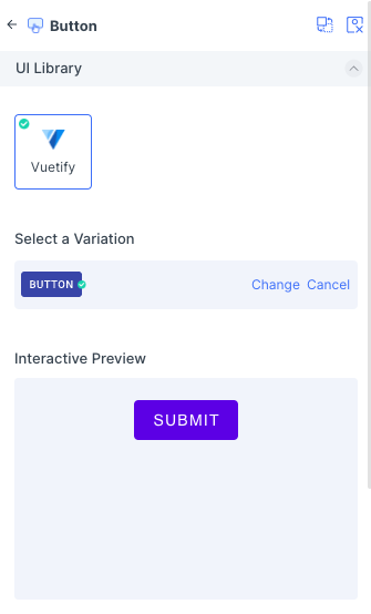 Working with Vuetify Components – Locofy Docs
